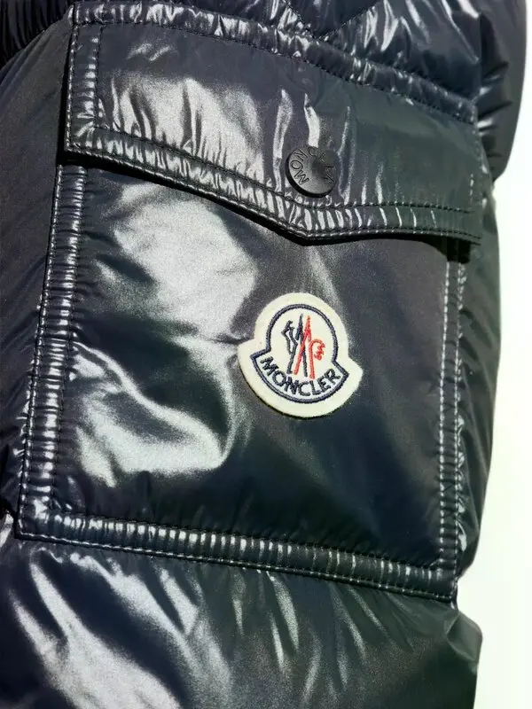 Moncler Levitha Quilted High Neck Jacket - Black