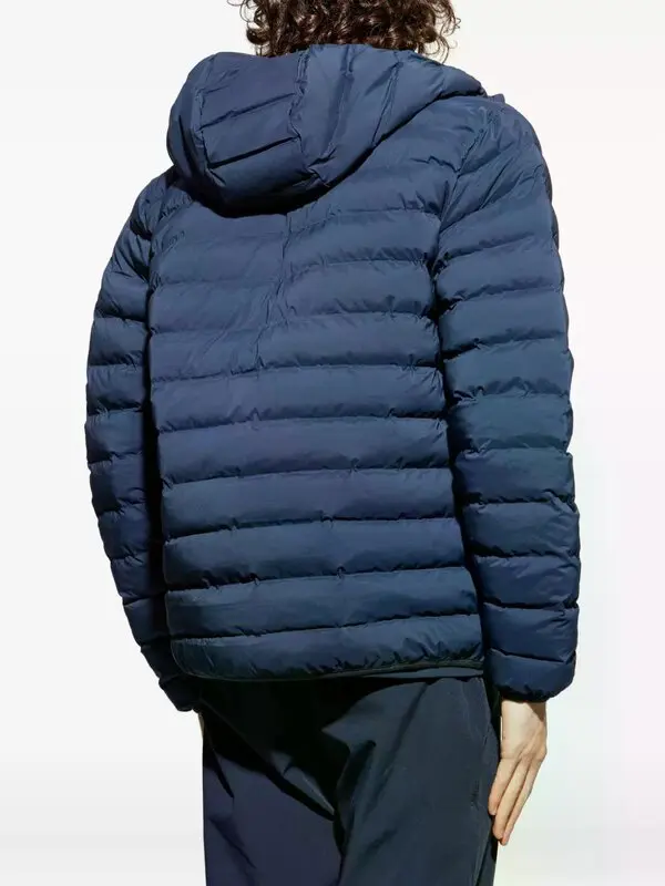 EA7 Quilted Hooded Jacket