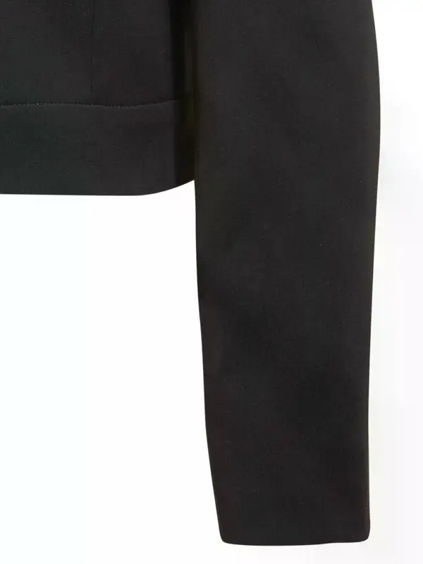 Max Mara Acciaio Double-breasted Cropped Blazer