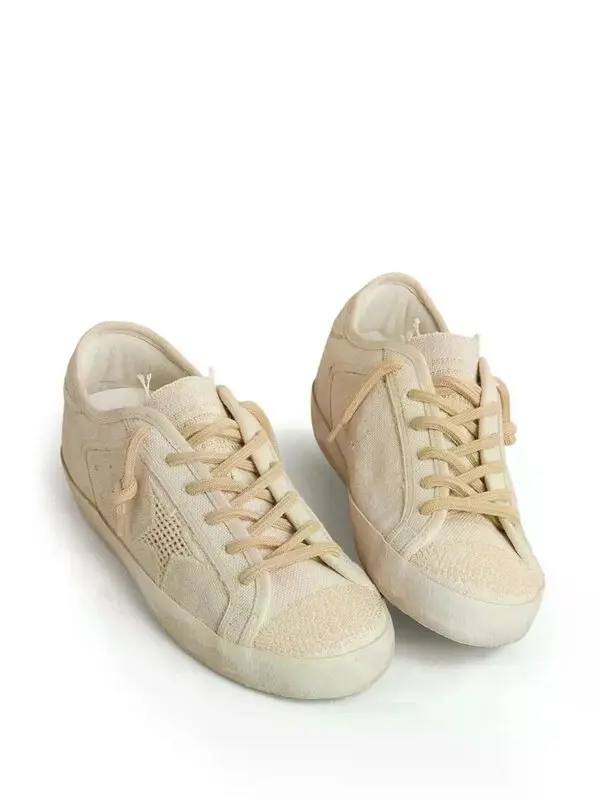 GOLDEN GOOSE Super-star Sneakers With Embroidered Star Motif