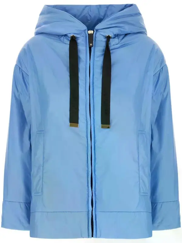 Max Mara Zip-up Padded Jacket - Blue