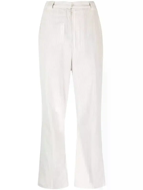 Kristensen Du Nord Straight-leg Corduroy Trousers - Neutrals