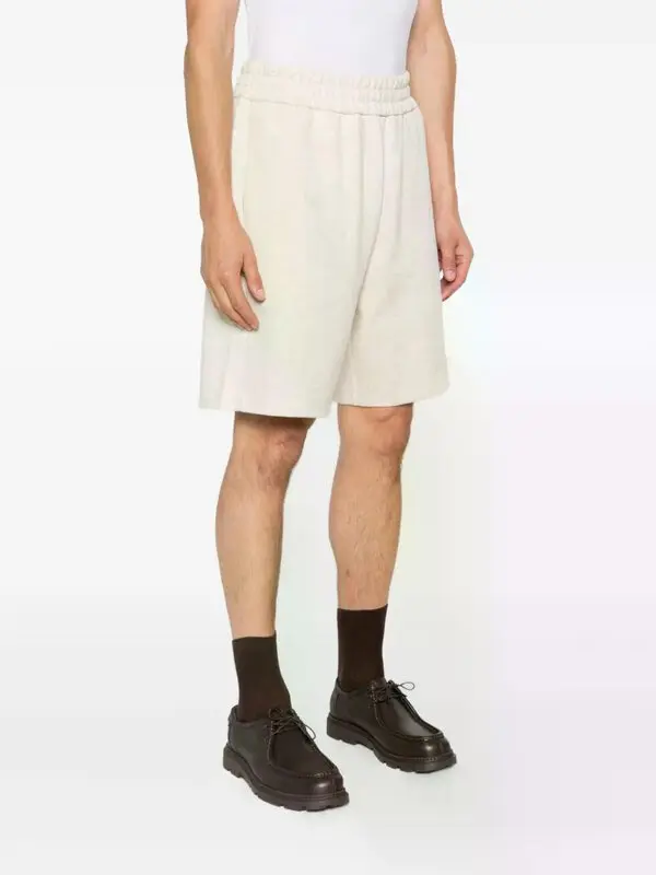 Fendi Elasticated Logo Patch Shorts