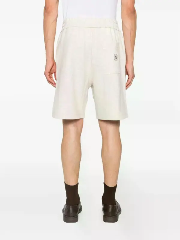 Fendi Elasticated Logo Patch Shorts