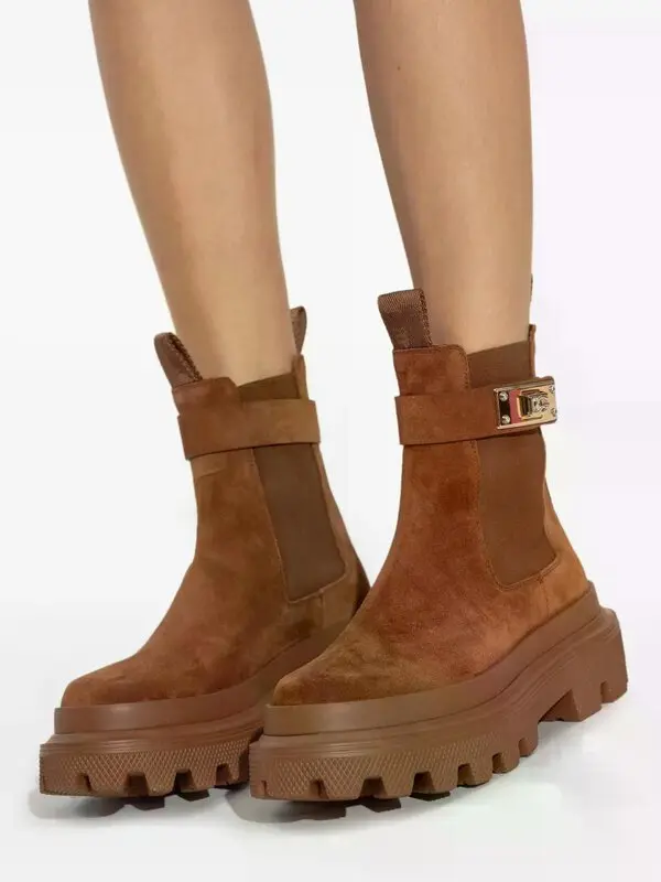 Dolce & Gabbana Suede Chelsea Boots