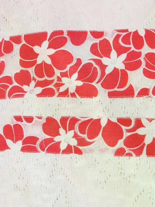 REWARD IF FOUND Floral Print Knit Top