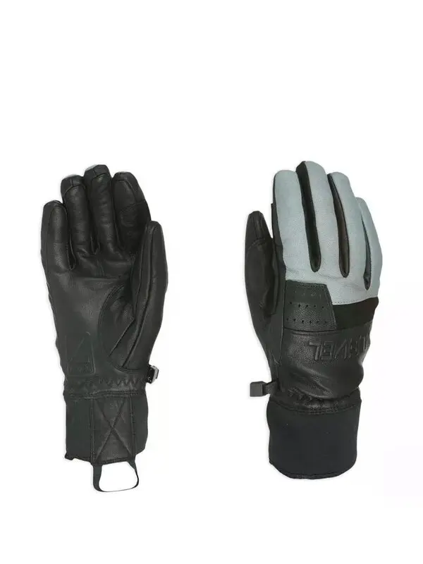 LEVEL Leather Panel Gloves - Black