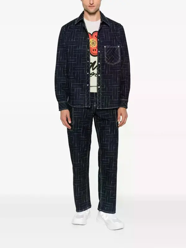 Kenzo Boke Flower-print Sweatshirt - Neutrals