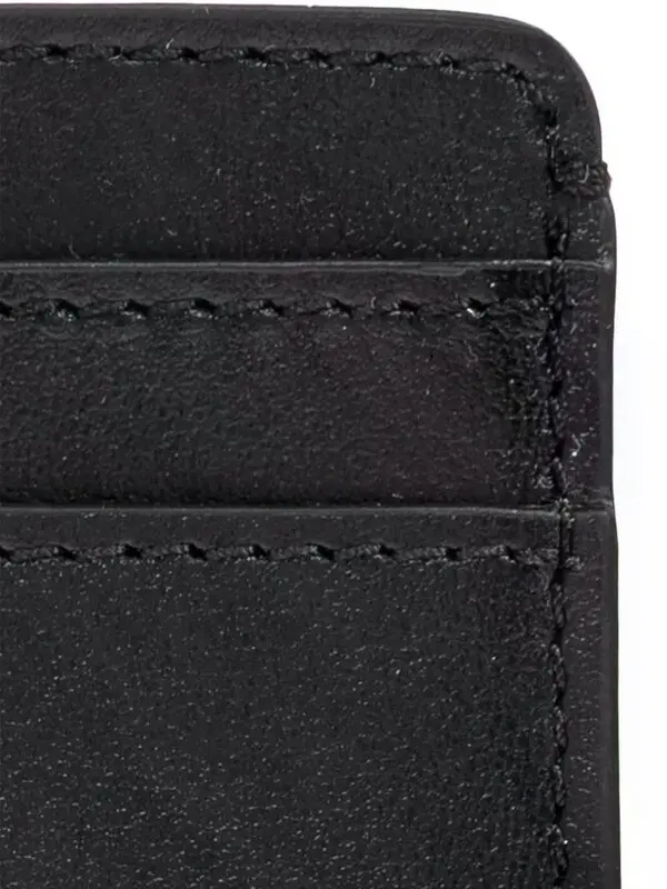 Versace Tag Leather Card Holder