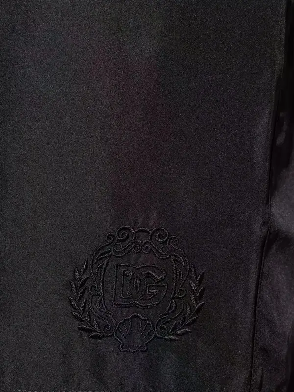 Dolce & Gabbana Logo-embroidered Swim Shorts