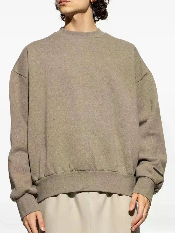 Fear Of God Logo-appliqué Crew-neck Sweatshirt