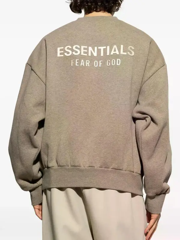 Fear Of God Logo-appliqué Crew-neck Sweatshirt