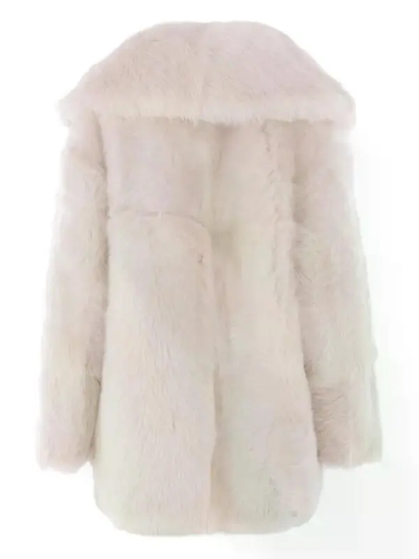 BLANCHA Wide-collar Shearling Coat