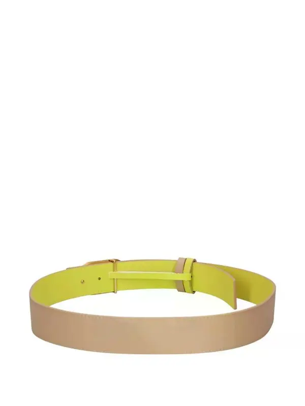 TWINSET Reversible Leather Belt - Brown
