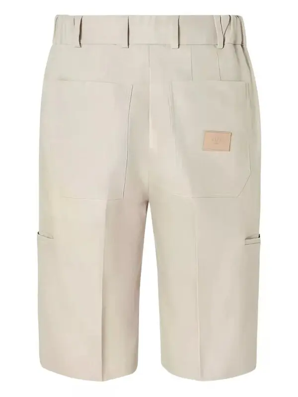 Fendi Tailored Shorts With Pleated Front Detail