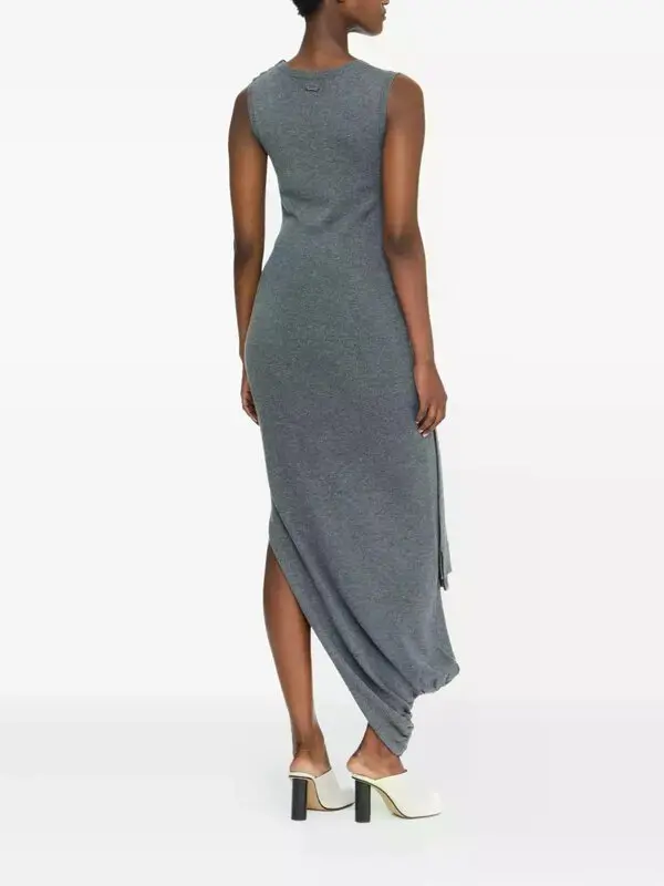 JW Anderson Draped Tie-waist Maxi Dress