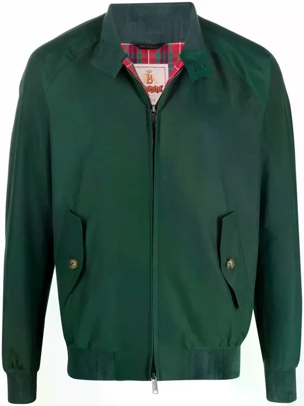 BARACUTA G9 Harrington Bomber Jacket - Green