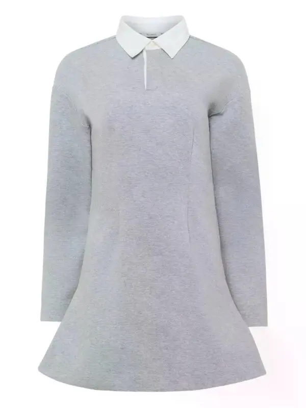 JW Anderson Long-sleeve Polo Dress - Grey