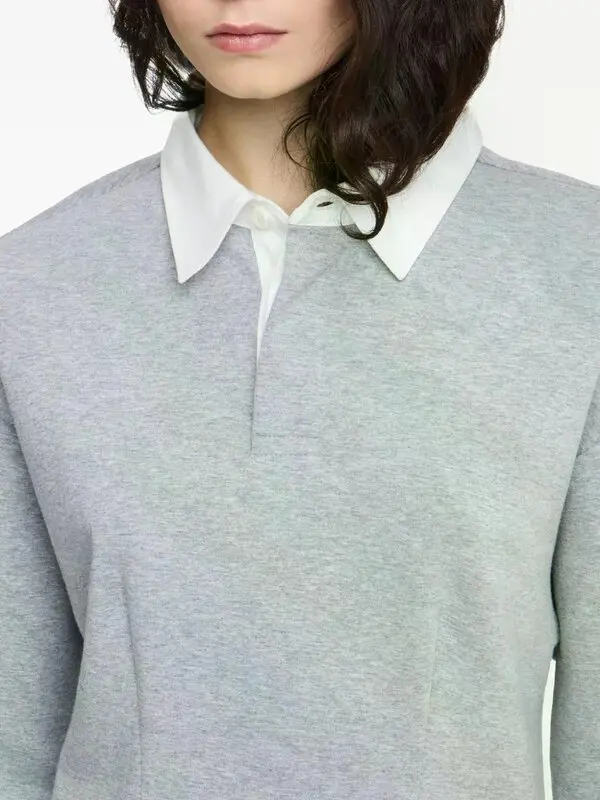 JW Anderson Long-sleeve Polo Dress - Grey