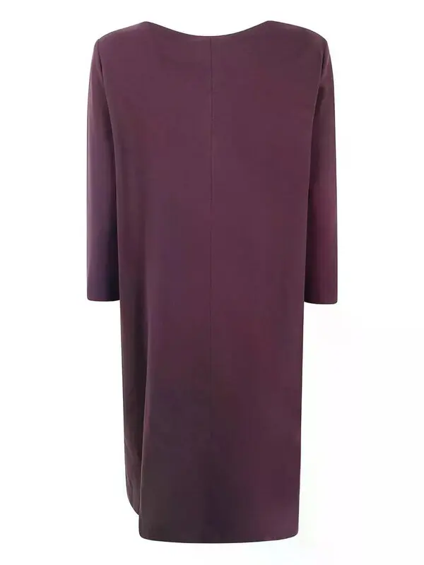 Liviana Conti Boat Neck Dress - Red