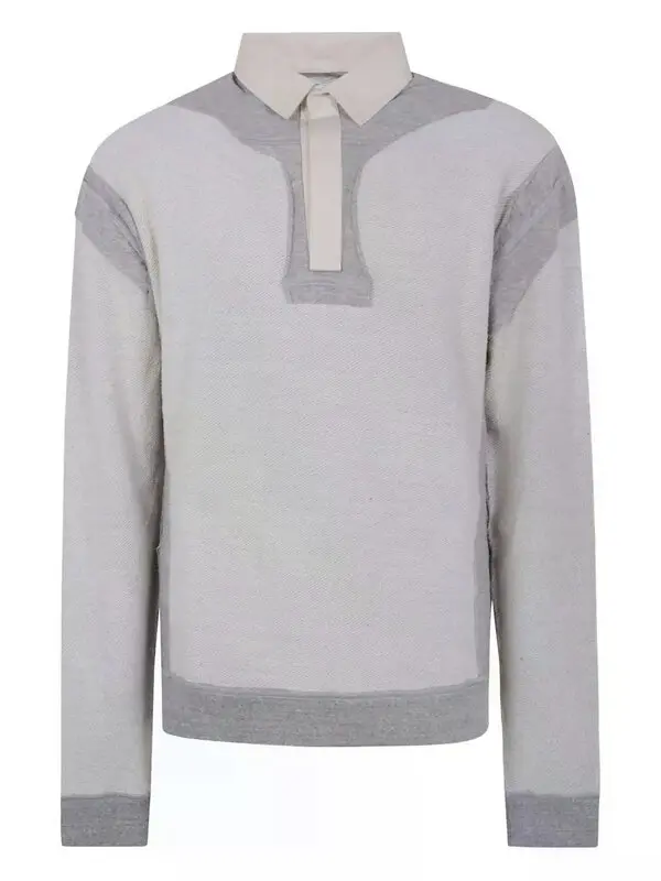 MAISON MARGIELA Textured-finish Polo Shirt