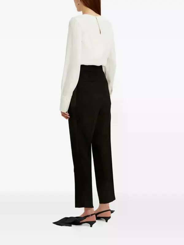 Erdem Pleated Straight Leg Trousers