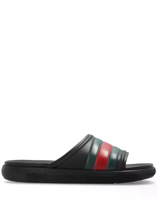 Gucci Web-stripe Slides