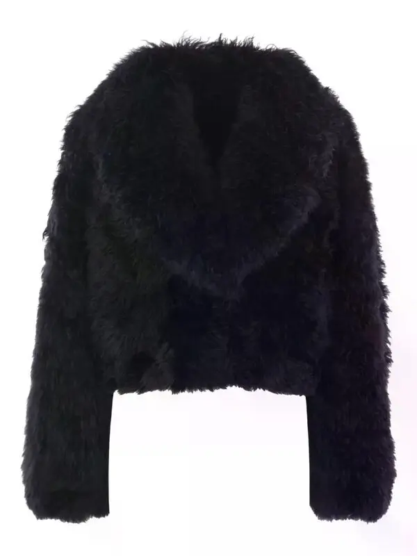 BLANCHA Cashmere Coat - Black
