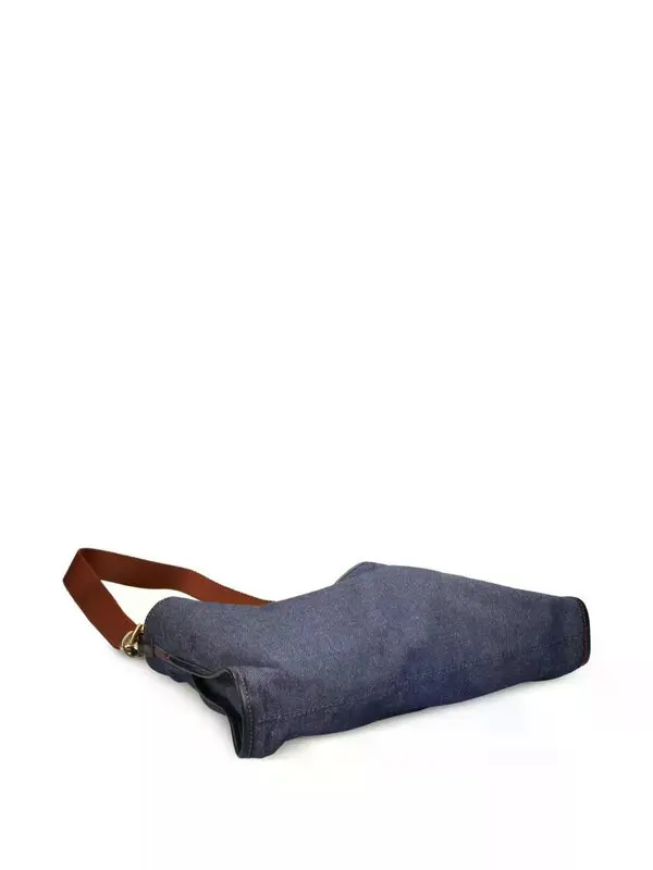 See By Chloé Denim Shoulder Bag With Leather Trim