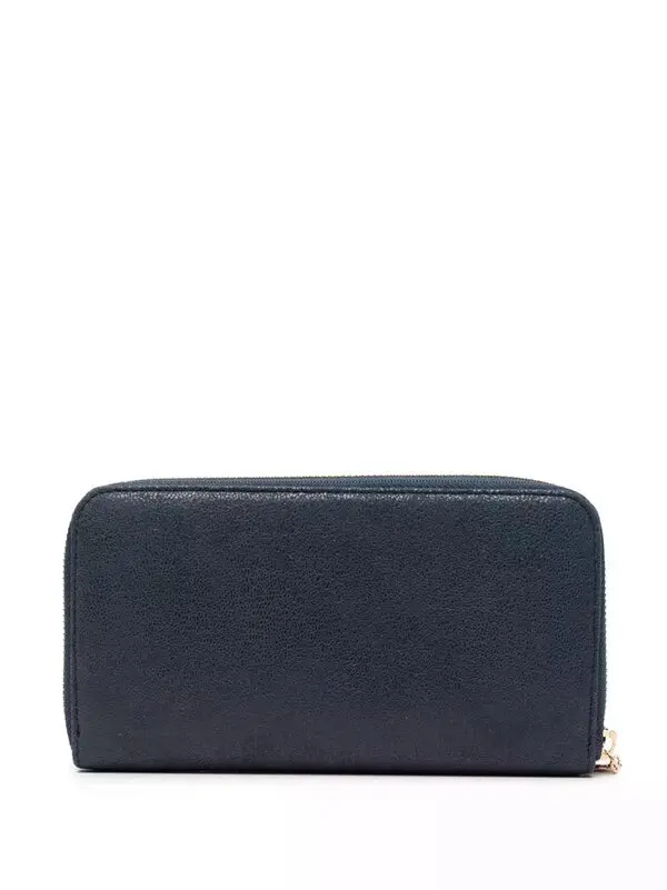 Stella McCartney Chain-detailed Leather Wallet - Blue