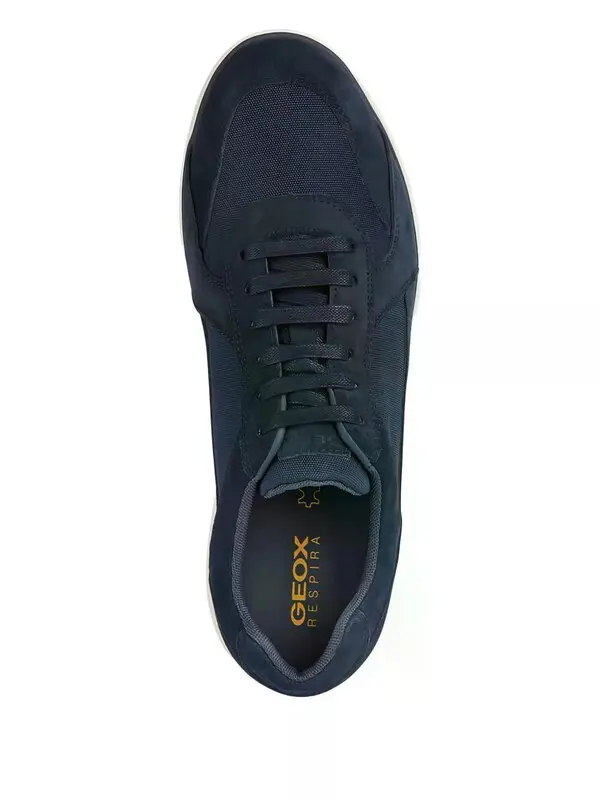 Geox Spherica Ec12 Suede Mesh Trainers