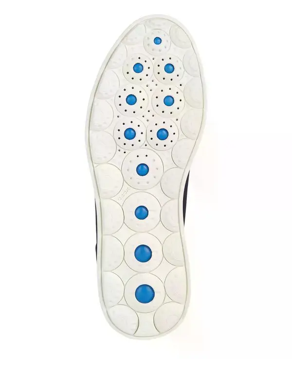 Geox Spherica Ec12 Suede Mesh Trainers