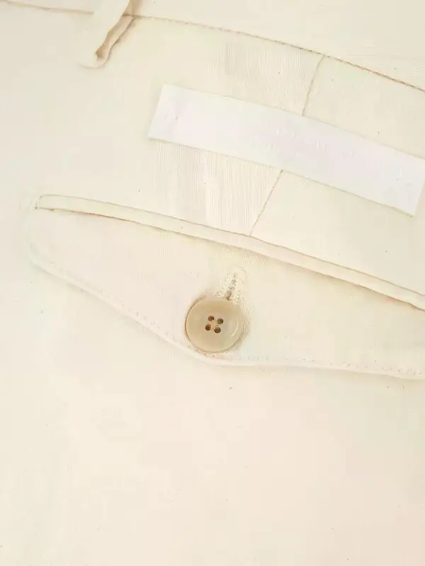 BRIGLIA 1949 Pleated Ecru Trousers