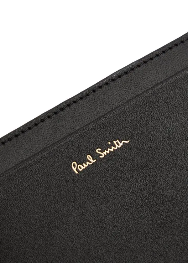 Paul Smith Signature Striped Leather Card Holder