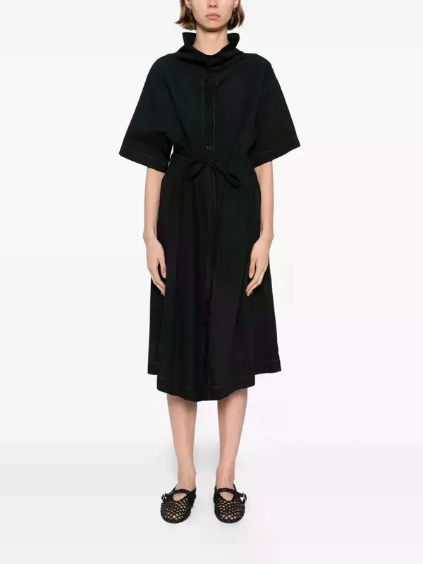 KINYAN LAM Embroidered Natural-dye Shirt