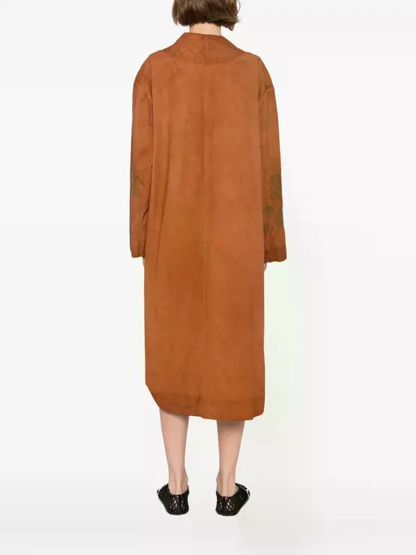 KINYAN LAM Cotton Collarless Coat