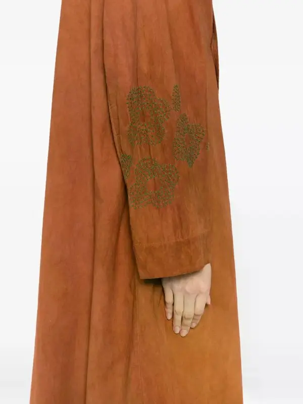 KINYAN LAM Cotton Collarless Coat