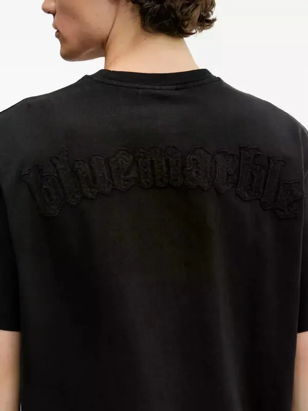 BLUEMARBLE Embroidered Logo T-shirt