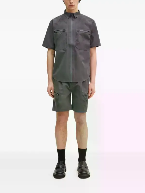 Alpha Industries Zip-up Perforated Shirt