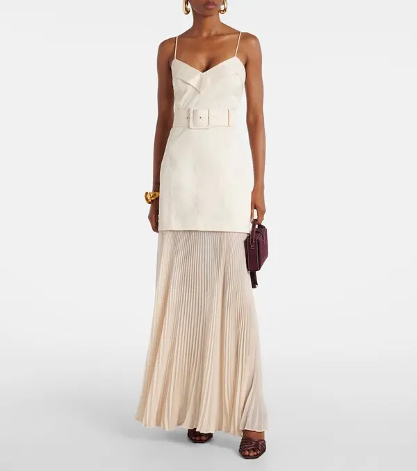 Rebecca Vallance Bailey Belted Maxi Dress