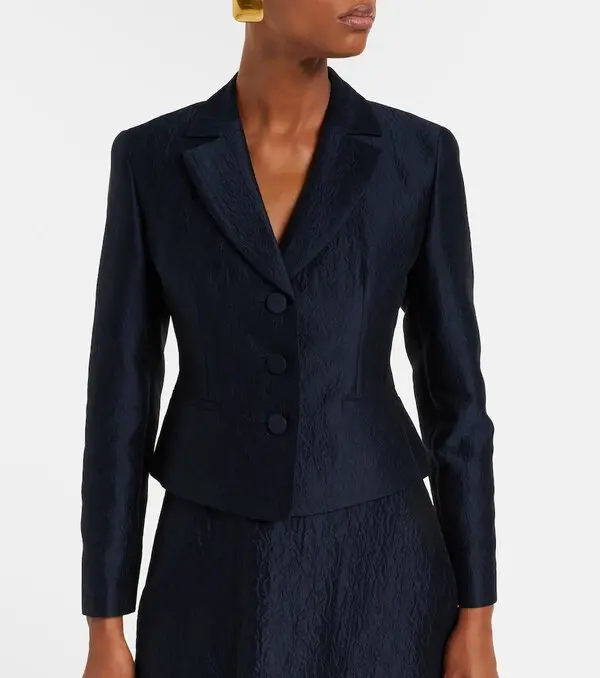 Max Mara Piera Cotton-blend Blazer