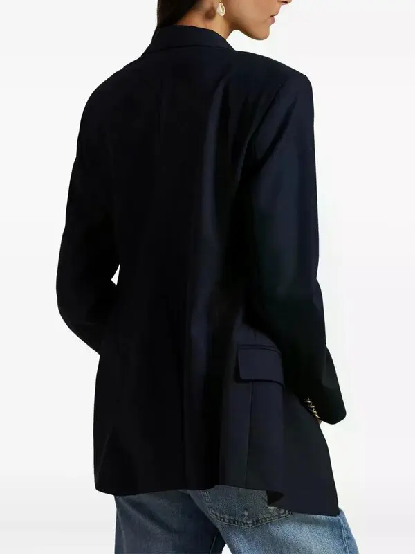 Polo Ralph Lauren Double-breasted Wool Blend Blazer