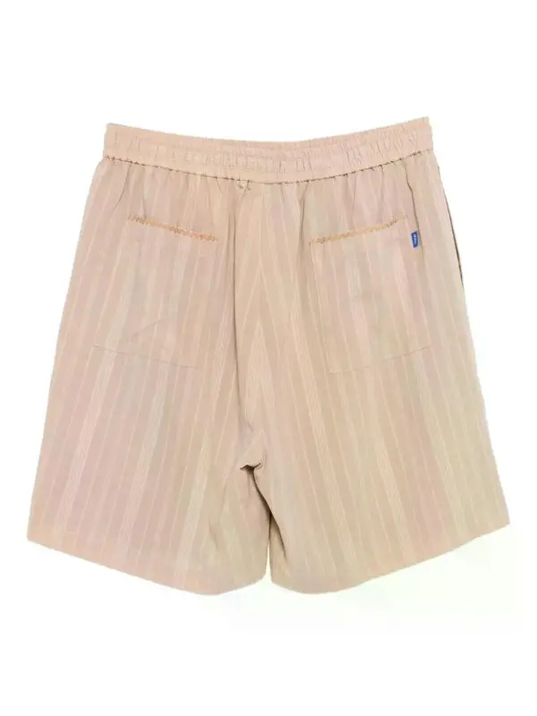 OFF DUTY Light Striped Shorts - Brown