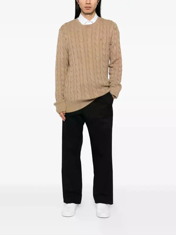 Polo Ralph Lauren Cable-knit Jumper - Brown