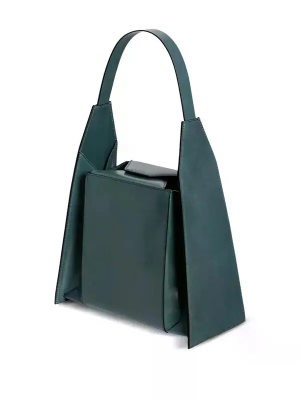 MERRYL TIELMAN Angelo Leather Tote Bag - Blue