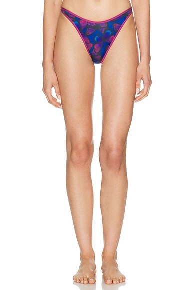 Heavy Manners High Cut Full Bikini Bottom - Farfalla