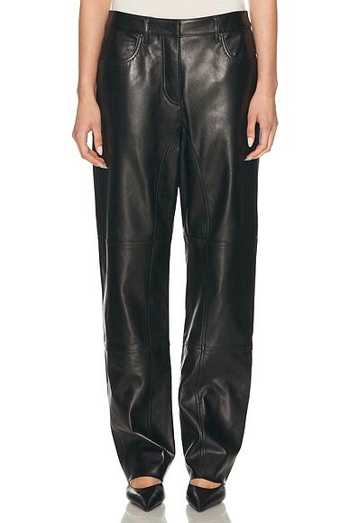 JIL SANDER 115 Leather Trousers