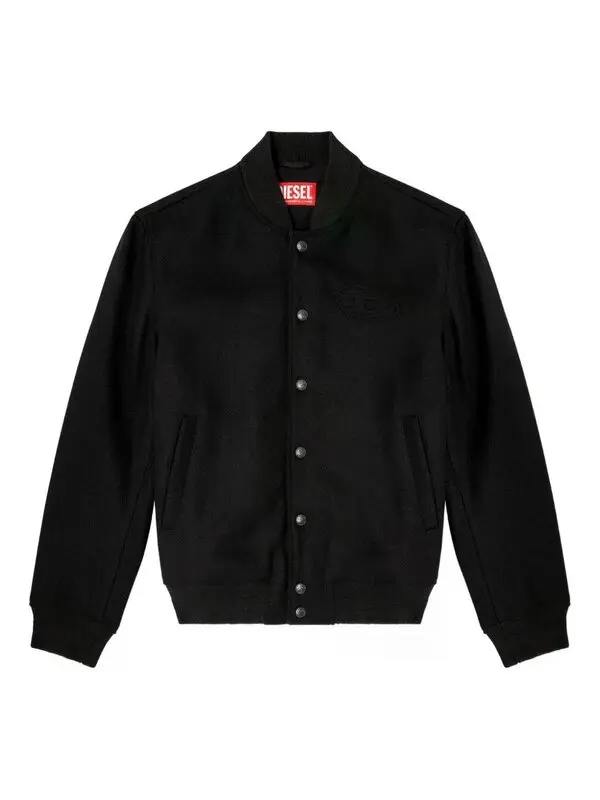 DIESEL® Embroidered Logo Bomber Jacket