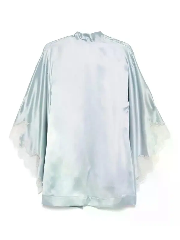 Carine Gilson Satin Silk Robe