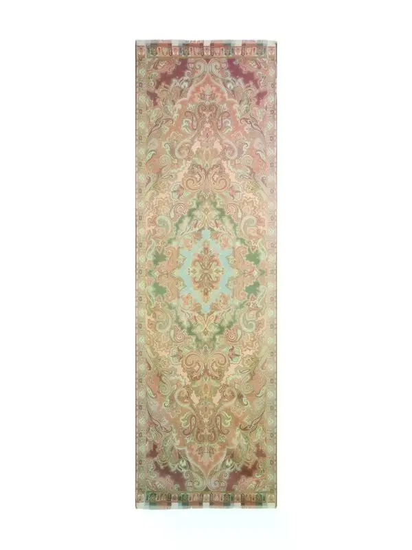 Etro Paisley-print Silk Scarf - Red